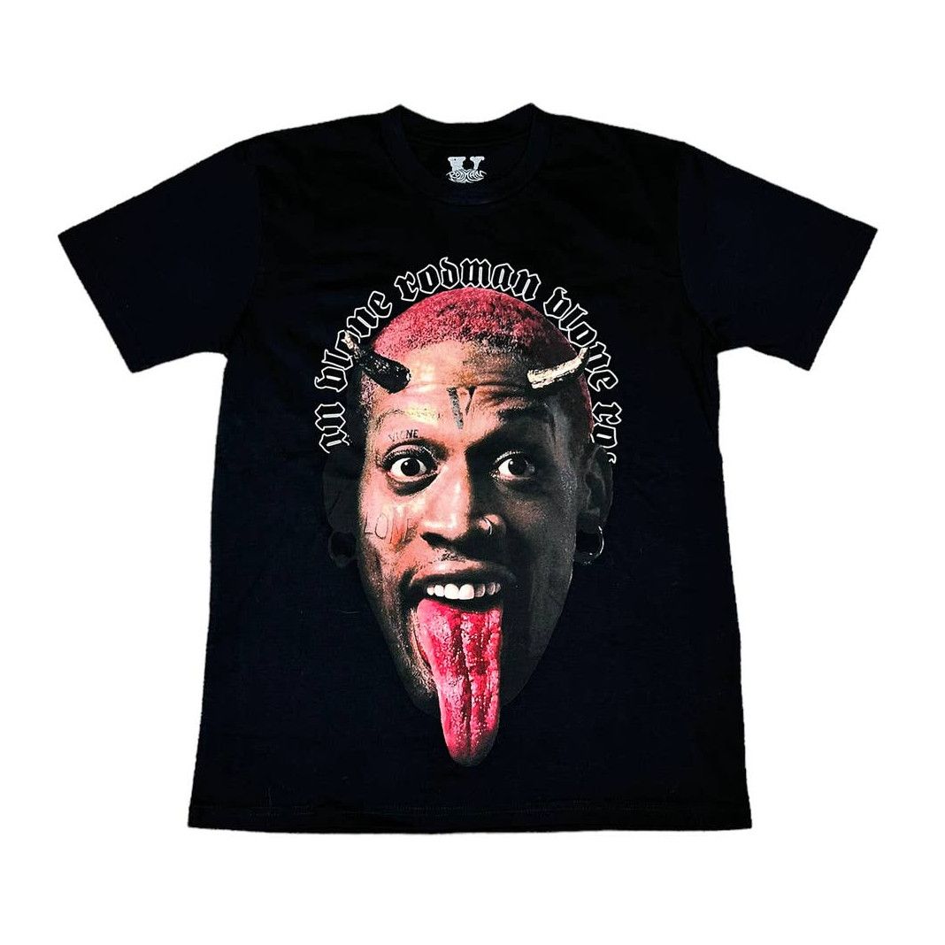 Designer × Streetwear × Vlone Vlone Dennis Rodman Devil Shirt | Grailed