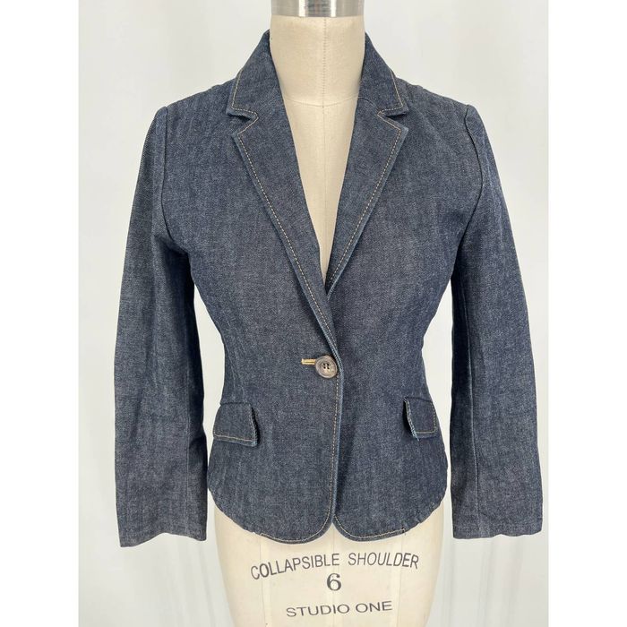 Japanese Brand Lois Crayon Denim Blazer Sz M Japanese Designer Jacket ...