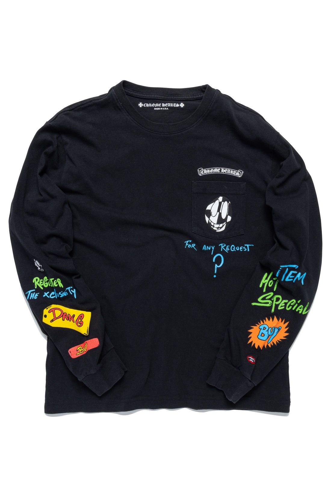 Chrome Hearts × Matty Boy Chrome Hearts Black Long-sleeves Matty Boy ...