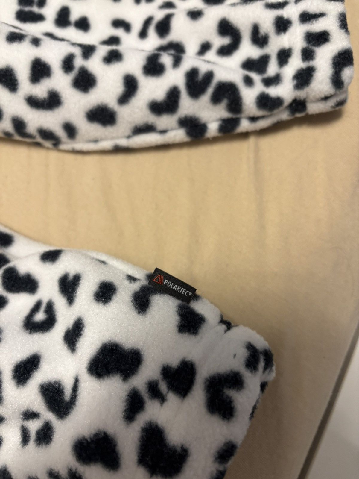 Supreme Supreme polartec face mask snow leopard hoodie | Grailed