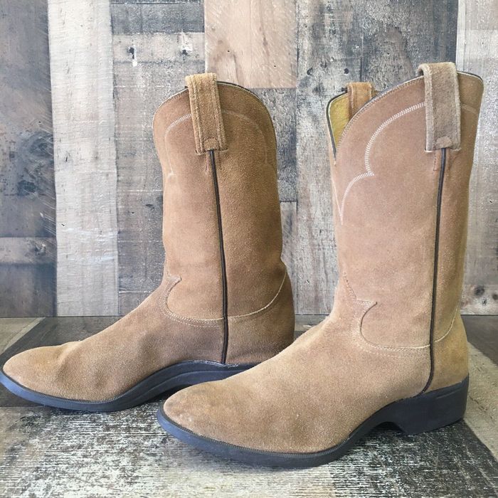 Tony Lama Tony Lama Vintage Gold Label Rubber Sole Cowboy Boots 10.5D ...