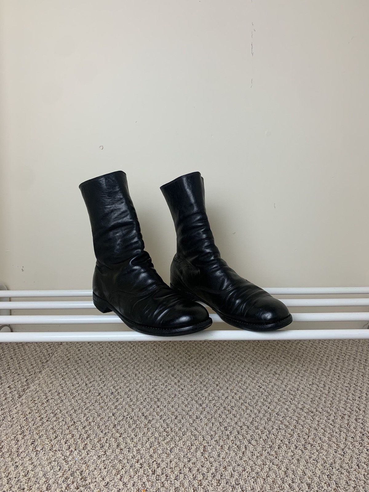 Guidi Guidi Black Leather Back Zip 311 | Grailed