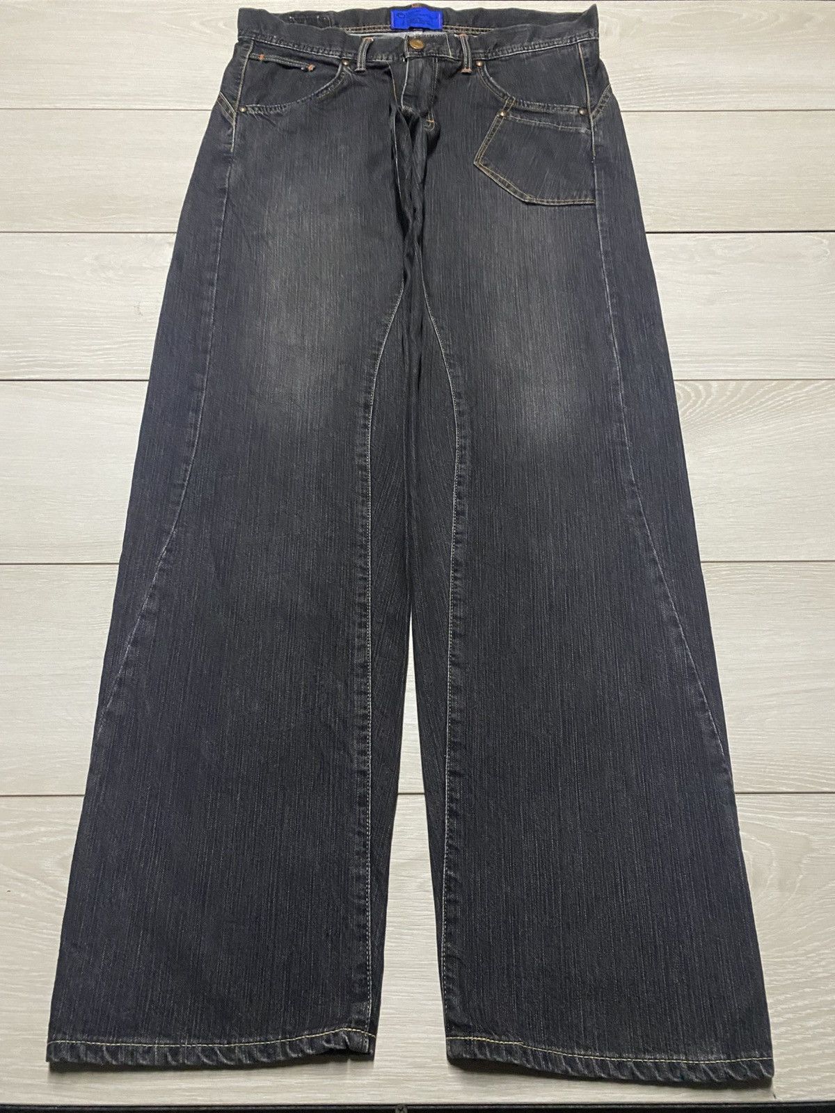 Edwin Edwin E Function Evolution Blue System Baggy Jeans | Grailed