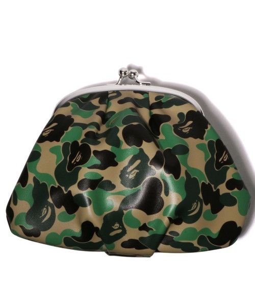 Bape A BATHING APE ABC CAMO GAMAGUCHI M Wallet Green | Grailed