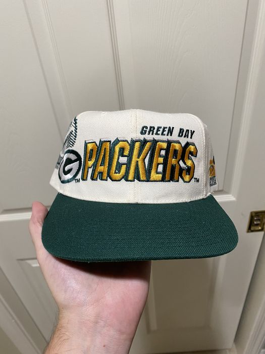 Vintage 90s Sports Specialties Green Bay Packers Shadow Snapback Hat ...