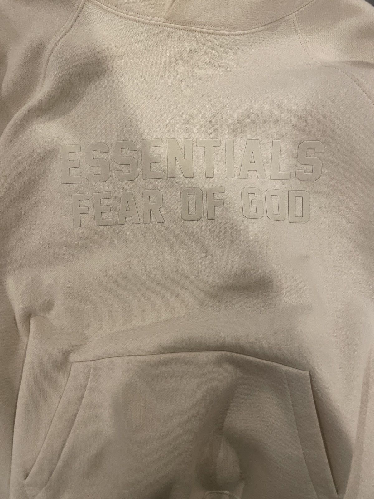 Essentials × Fear of God ESSENTIALS x FEAR OF GOD Eggshell Hoodie | Grailed