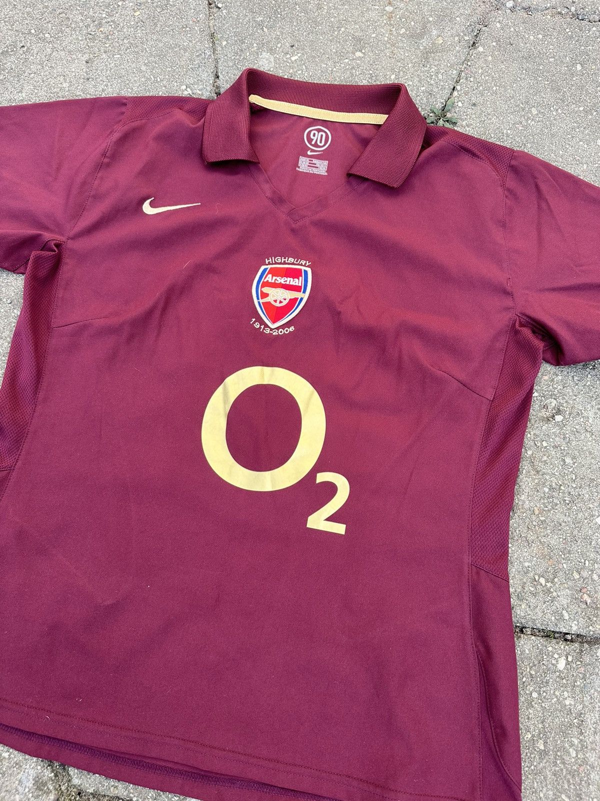 Nike 2005/2006 NIKE ARSENAL O2 JERSEY | Grailed
