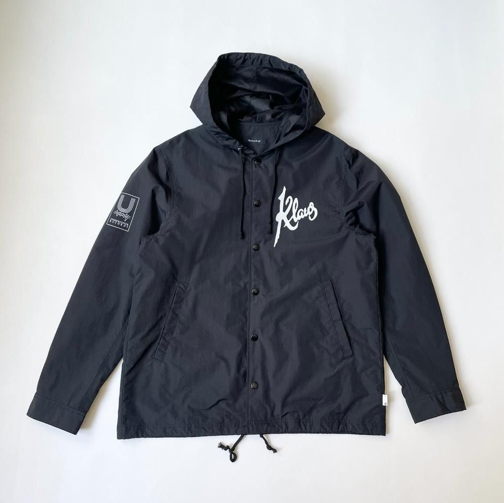 Undercover ‘Klaus’ Print Black Nylon Jacket | Grailed