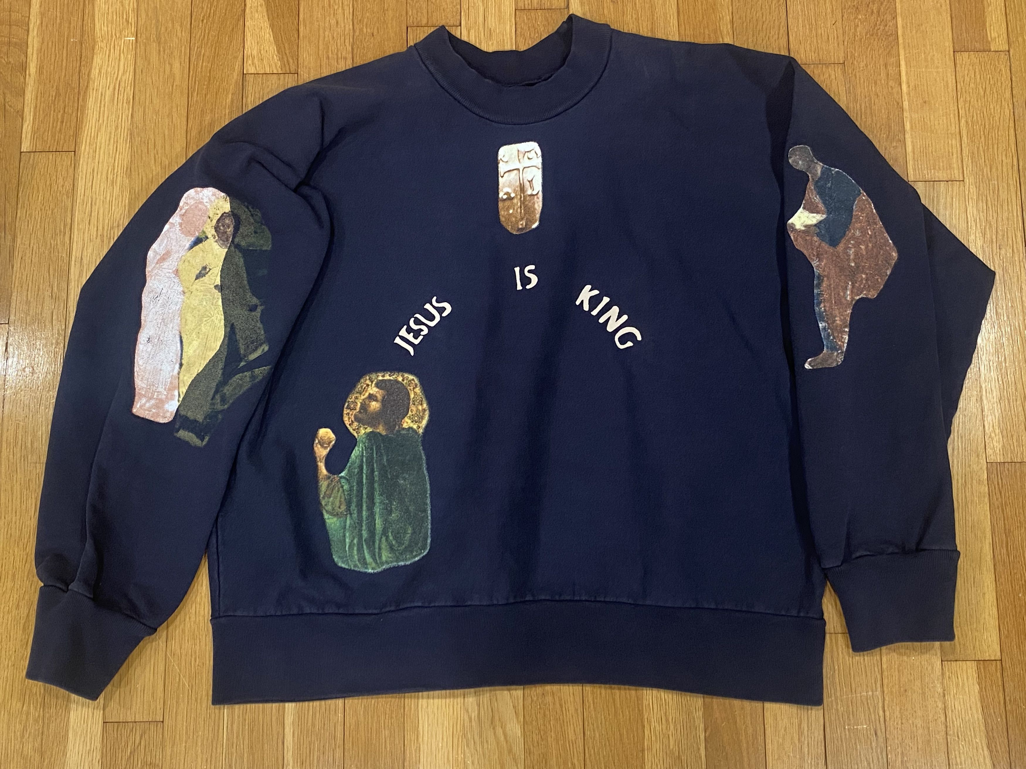 Yeezy Defect Jesus is King Crewneck | Grailed