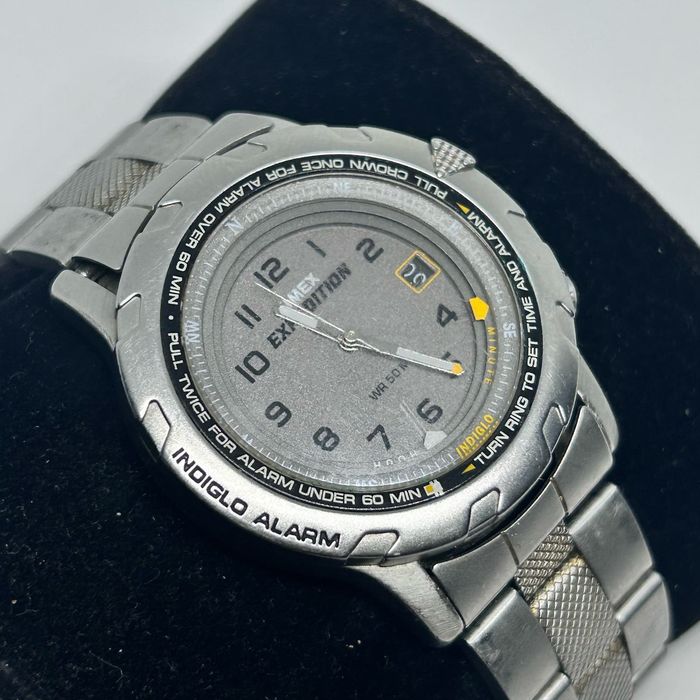 Timex Timex Expedition Indiglo WR 50M Silver Tone Stainless Watch | Grailed
