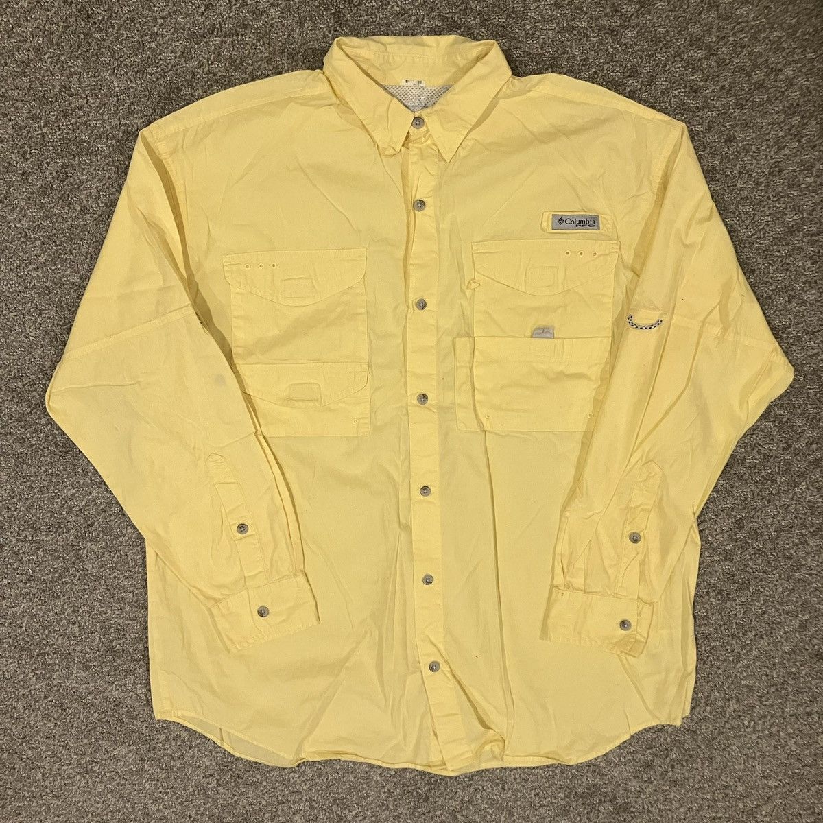 Columbia × Vintage PFG long sleeve fishing shirt | Grailed