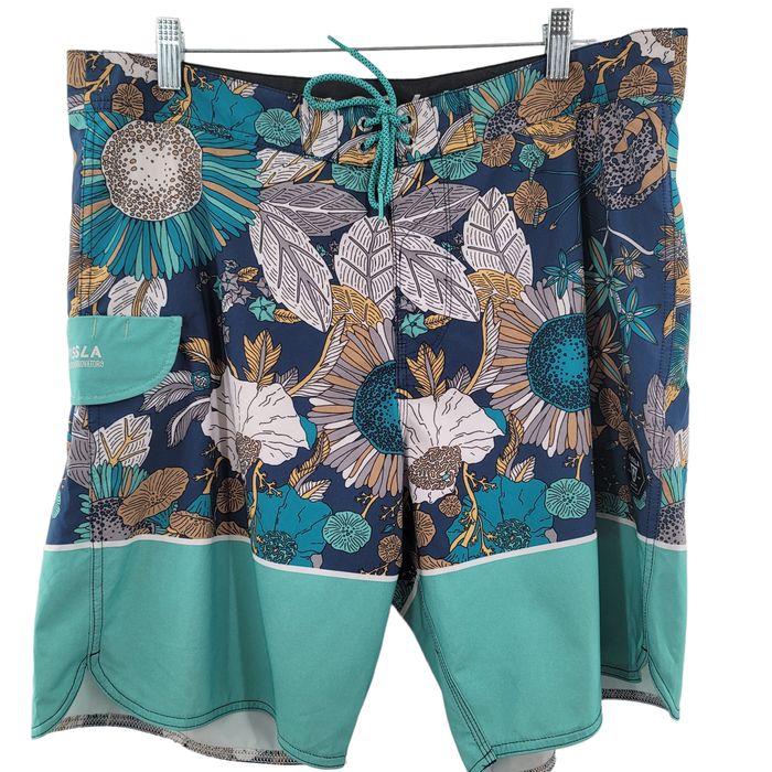 Vissla Vissala Men's Swim Board Shorts Size 36 Floral Swim | Grailed