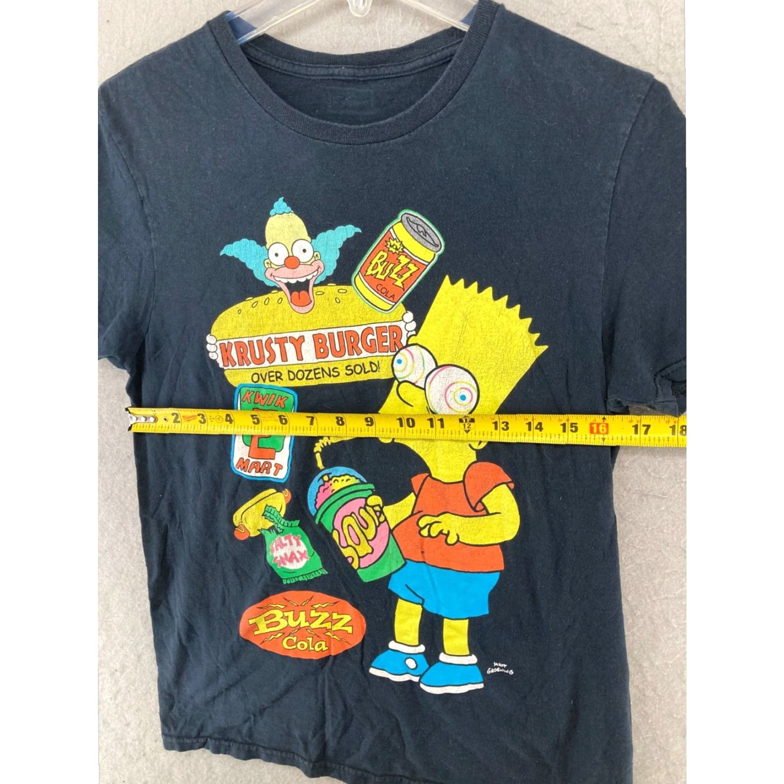 Vintage The Simpsons Bart Simpson Krusty Burger Buzz Cola Graphic T ...