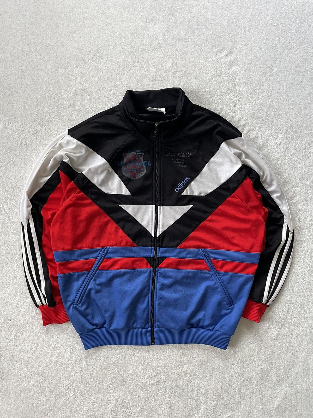 Adidas × Streetwear × Vintage 🇭🇷 ADIDAS RARE 80’S CROATIA TRACK JACKET ...
