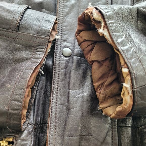 Vintage B. Altman & Co. Leather/Suede Two-Tone Jacket | Grailed