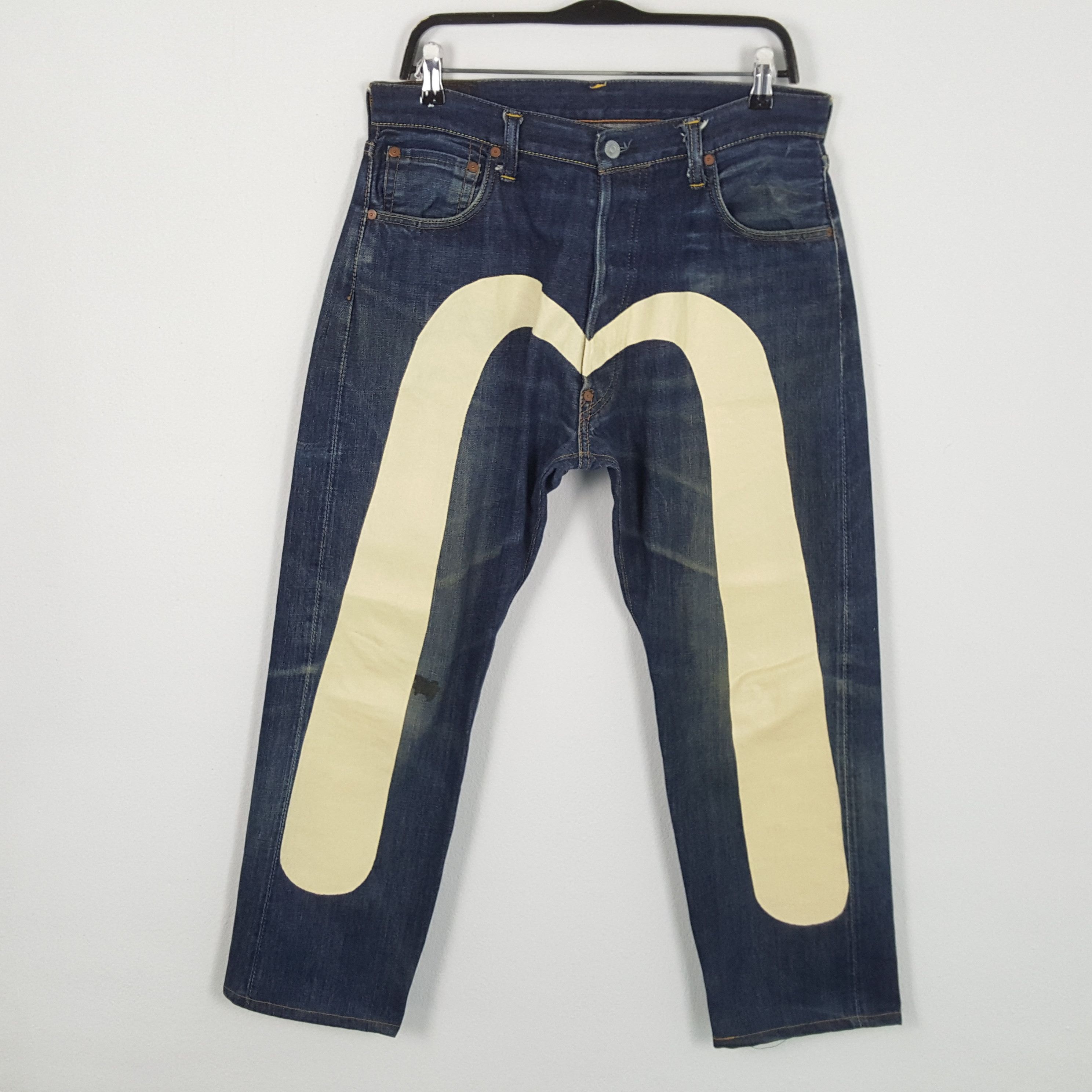 Evisu × Japanese Brand × Vintage EVISU Jeans Japanese Brand Streetwear ...