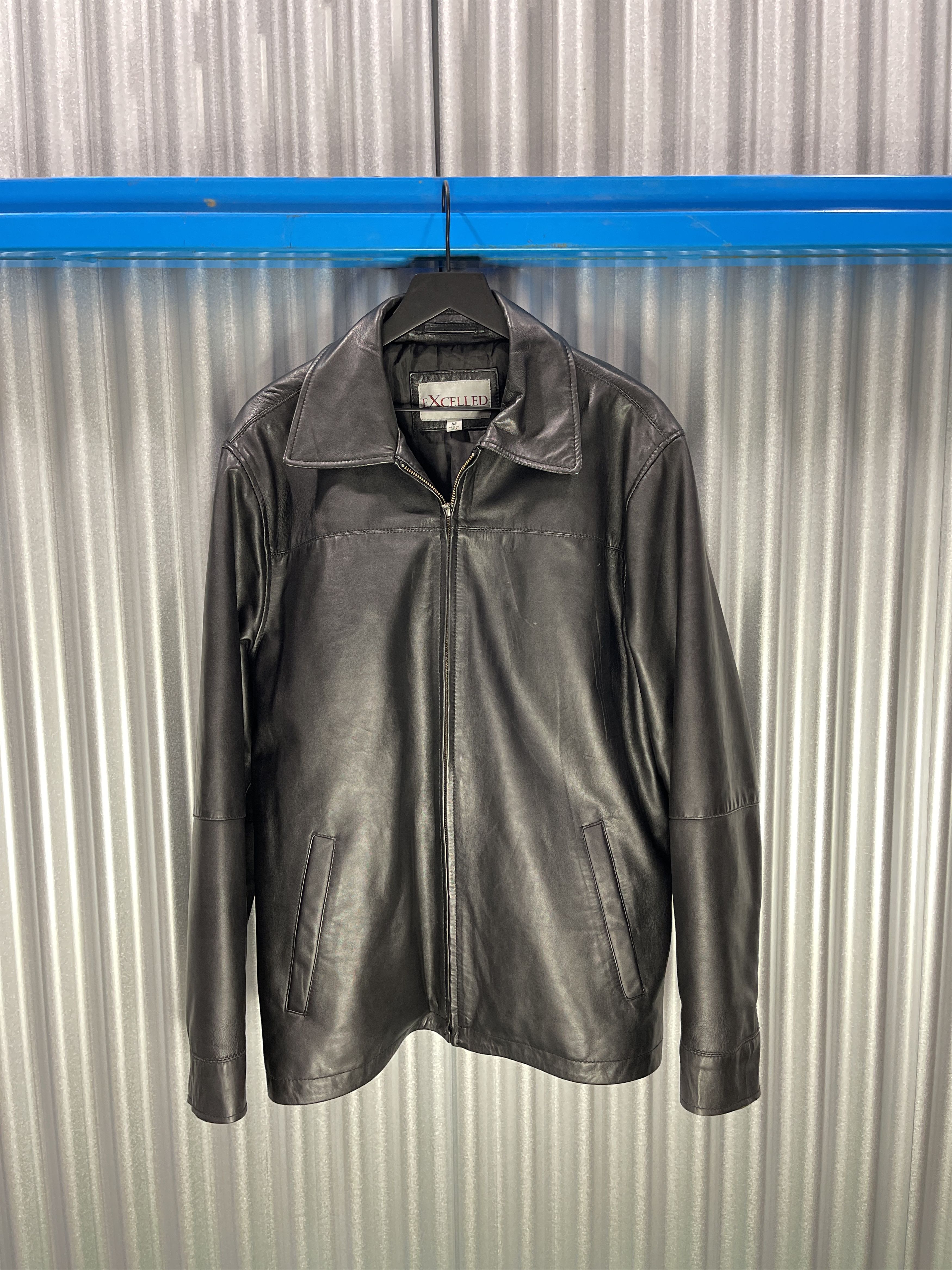 Excelled Excelled Genuine Leather Oversized Jacket | Grailed