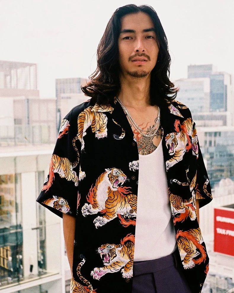 Wacko Maria wacko maria Tiger Tiger short-sleeved shirt 2503-Nextarrow ...