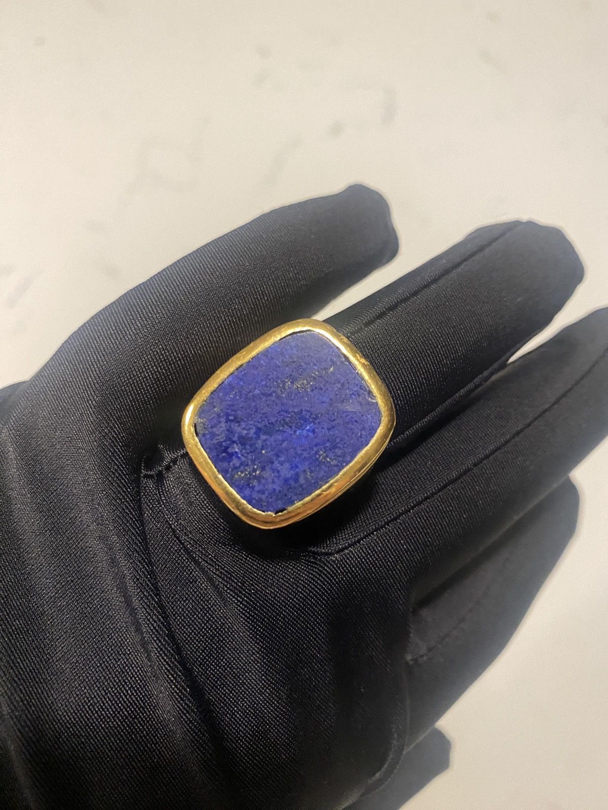 Jewelry Lapis Lazuli Square Signet Gold | Grailed
