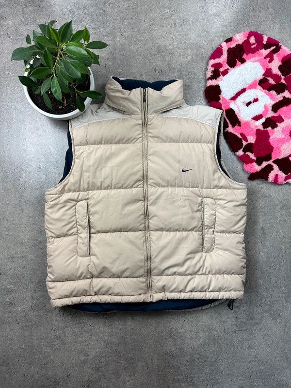 Adidas × Nike × Nike ACG Vintage Y2K Nike Smail Swoosh Puffer Vest | Grailed