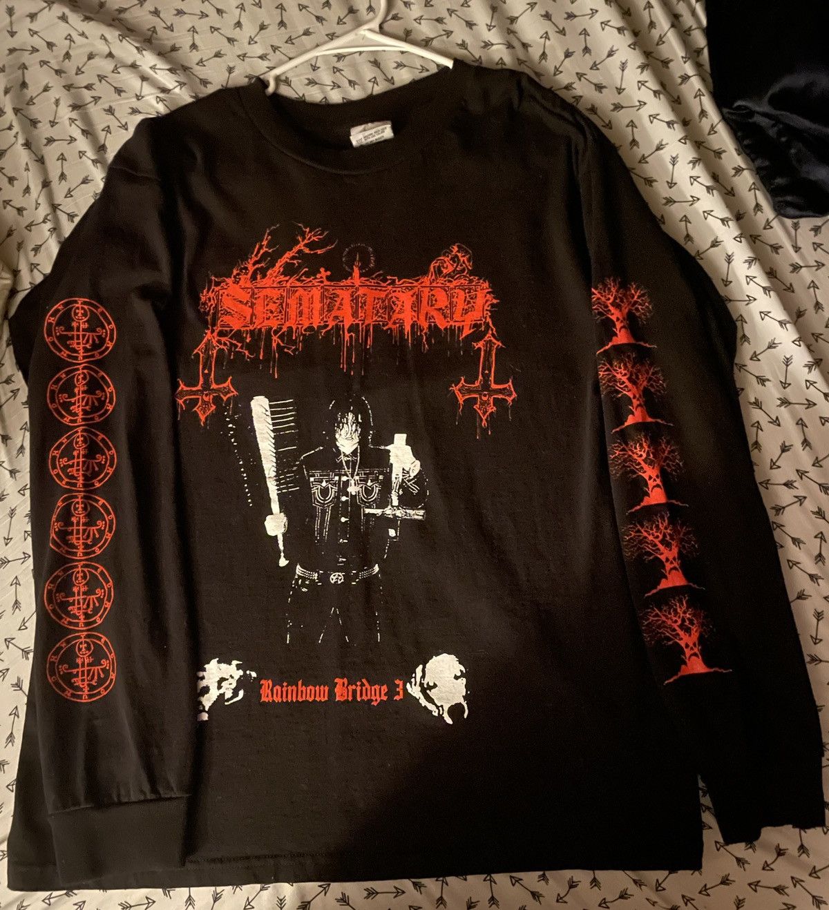 Drain Gang × Haunted Mound SEMATARY RAINBOW BRIDGE 3 LONG SLEEVE ...