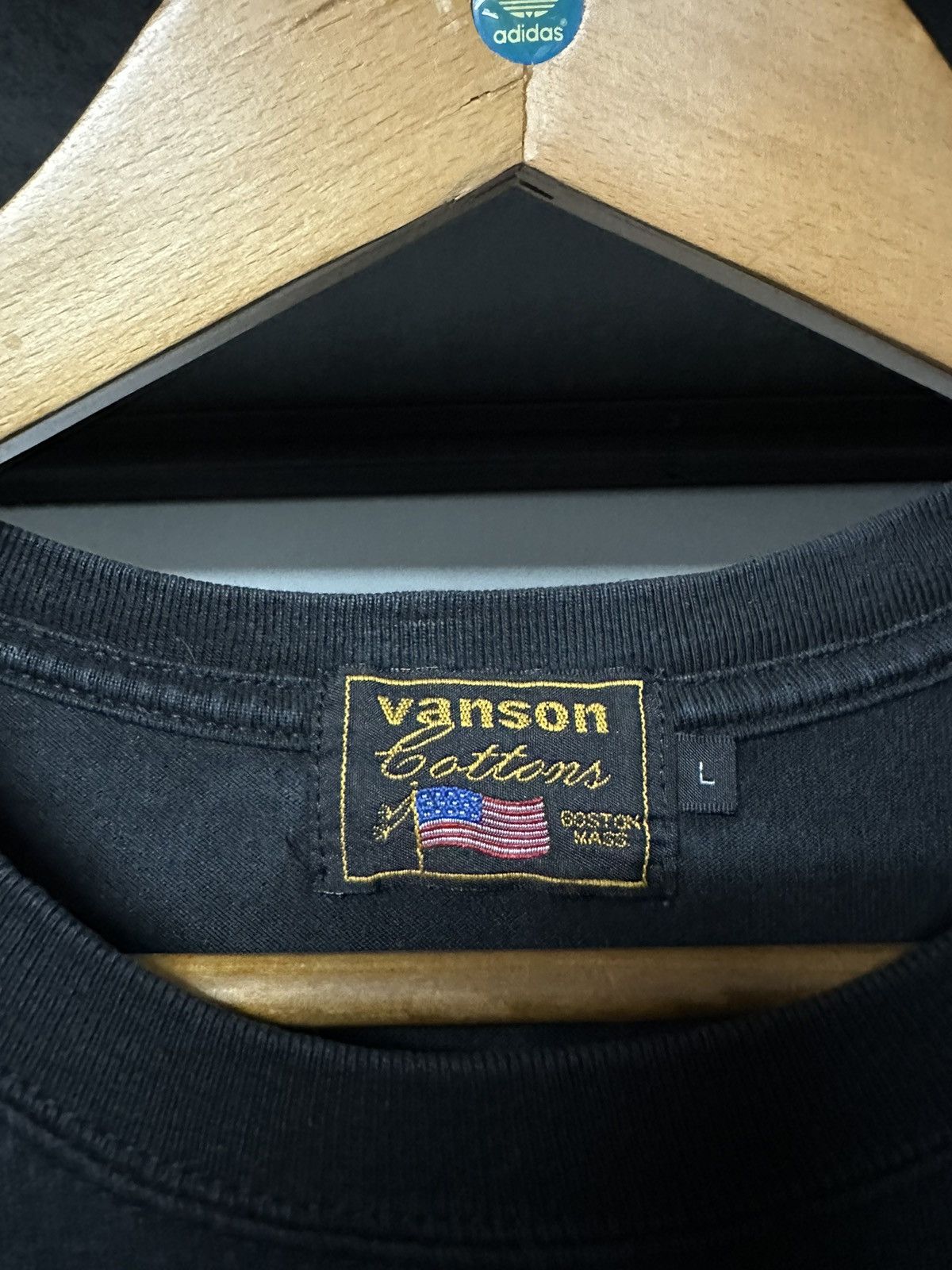 Vintage Vintage Vanson Leather Skulls Embroidery Logo Faded Tee | Grailed