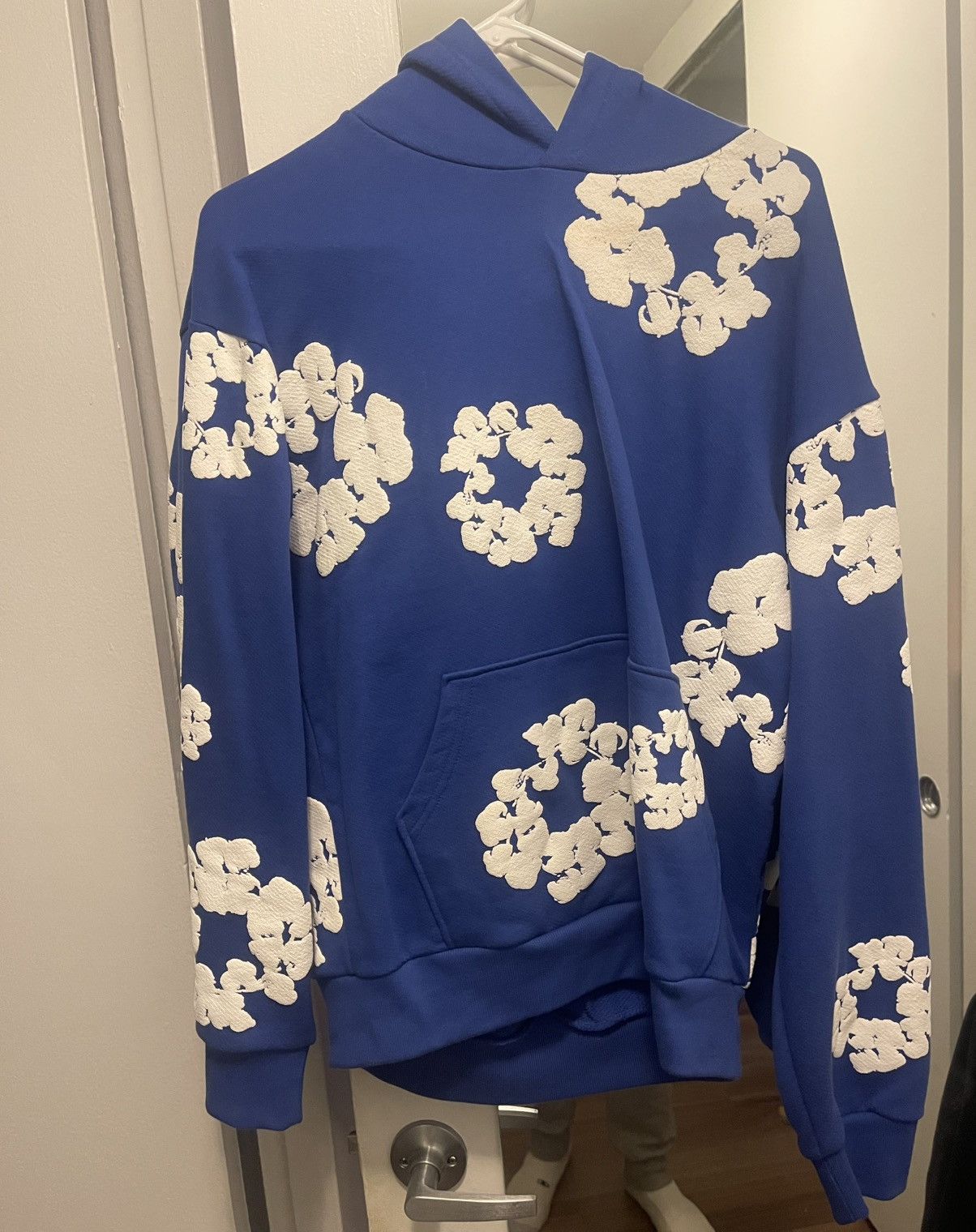 DENIM TEARS Denim Tears Royal Blue Hoodie | Grailed