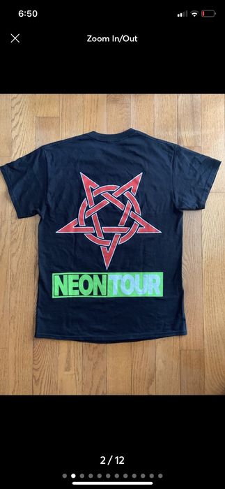 Playboi Carti Playboi Carti Neon Tour Pentagram Tee | Grailed