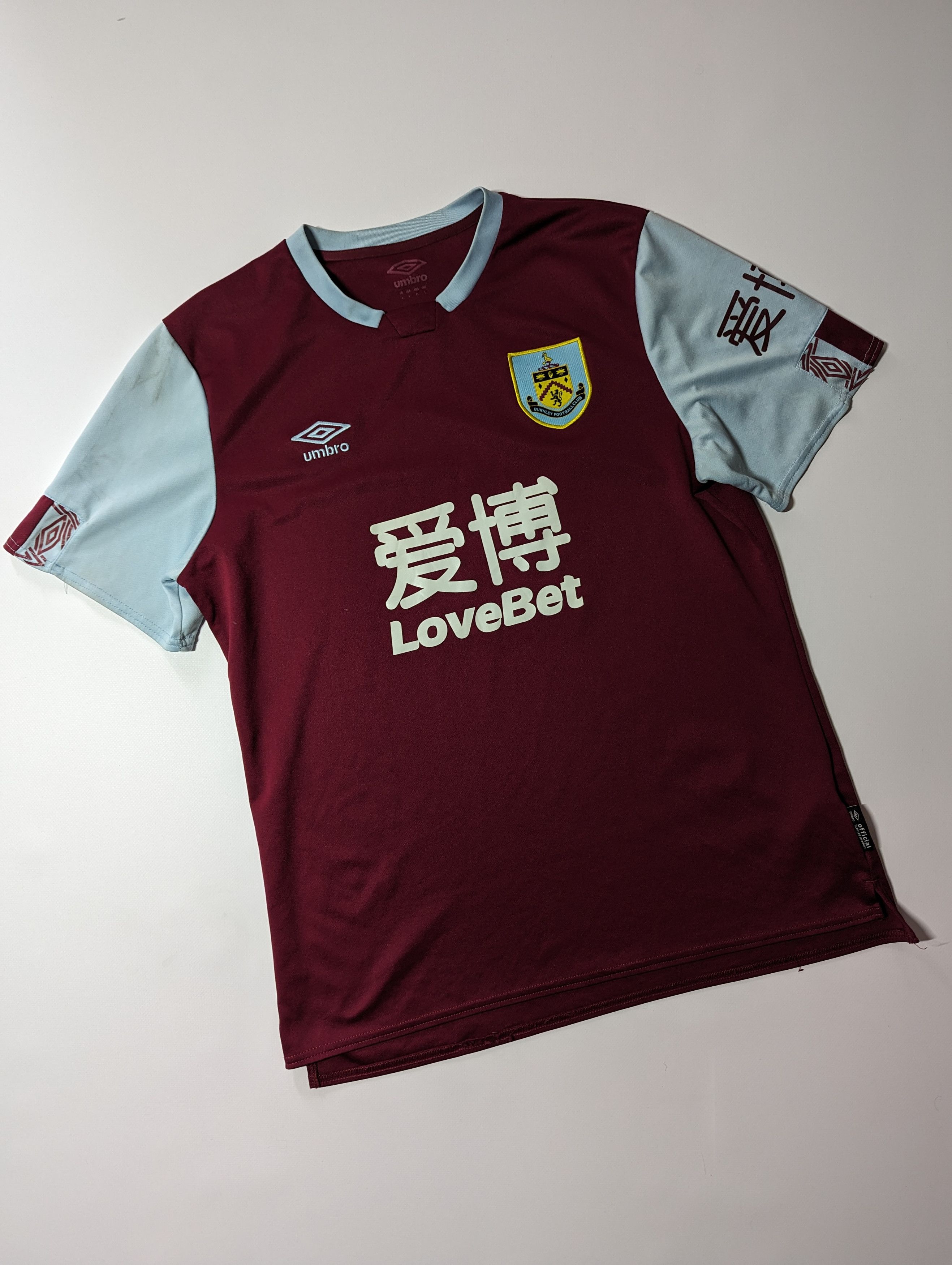 Umbro BURNLEY 2020 2021 HOME FOOTBALL SHIRT SOCCER JERSEY | Grailed