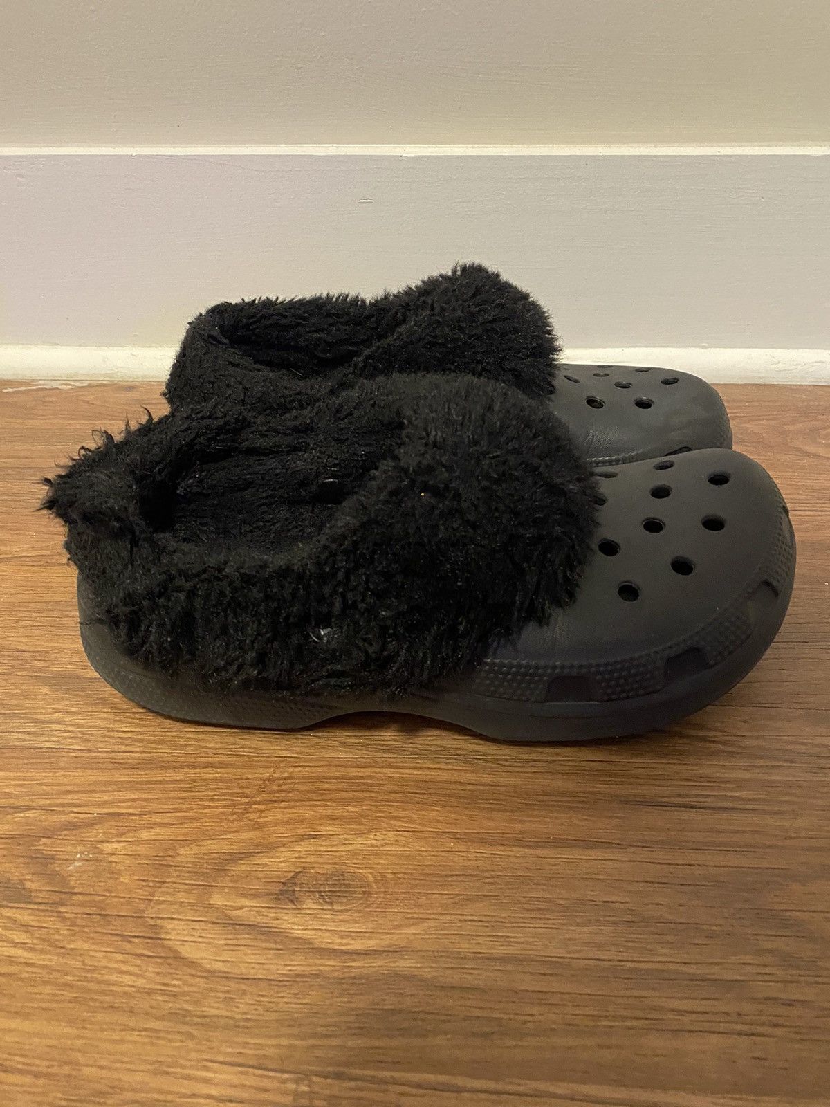 Crocs × Streetwear × Vintage Crocs with Faux Fur | Grailed