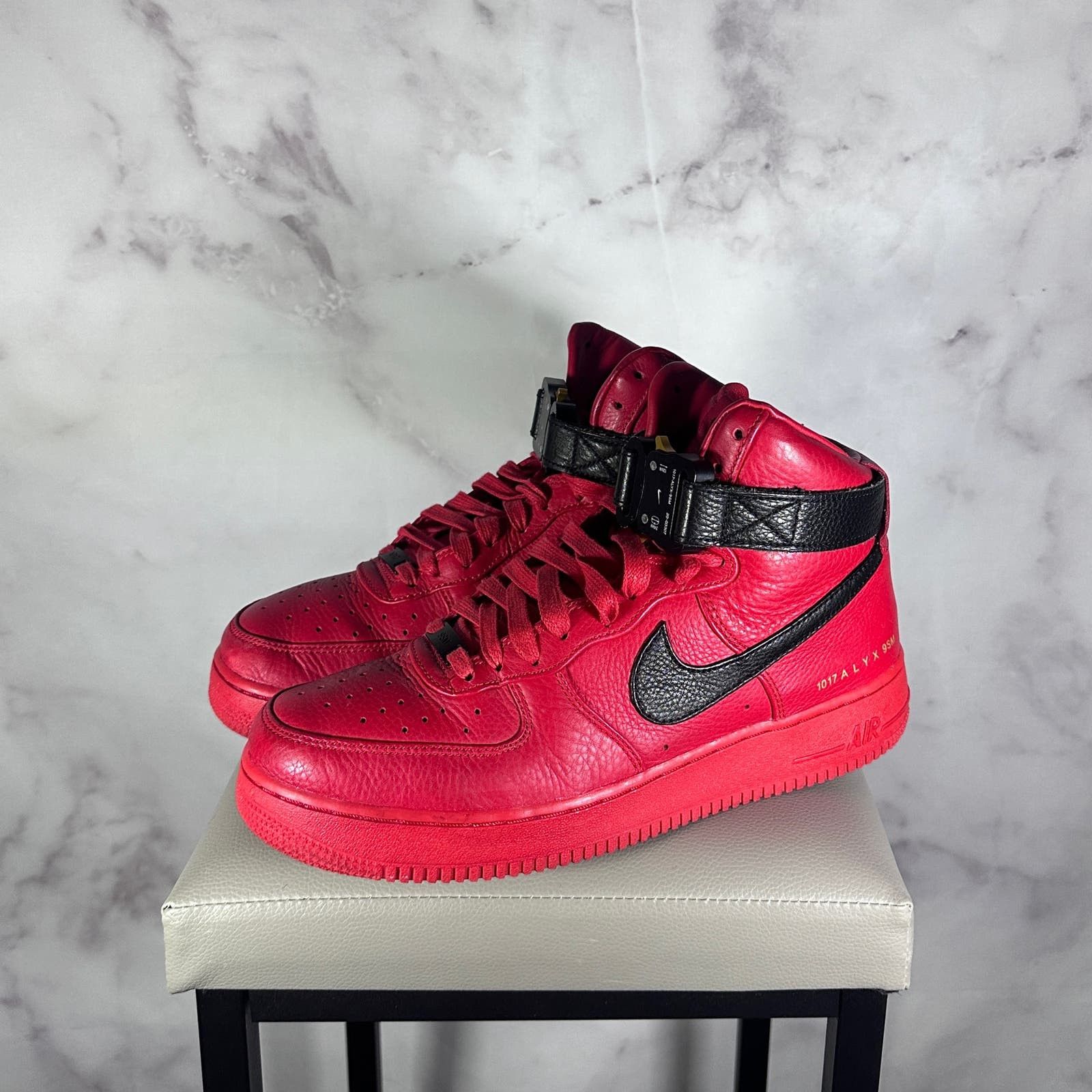 Nike Air Force 1 High Red/Black | Grailed