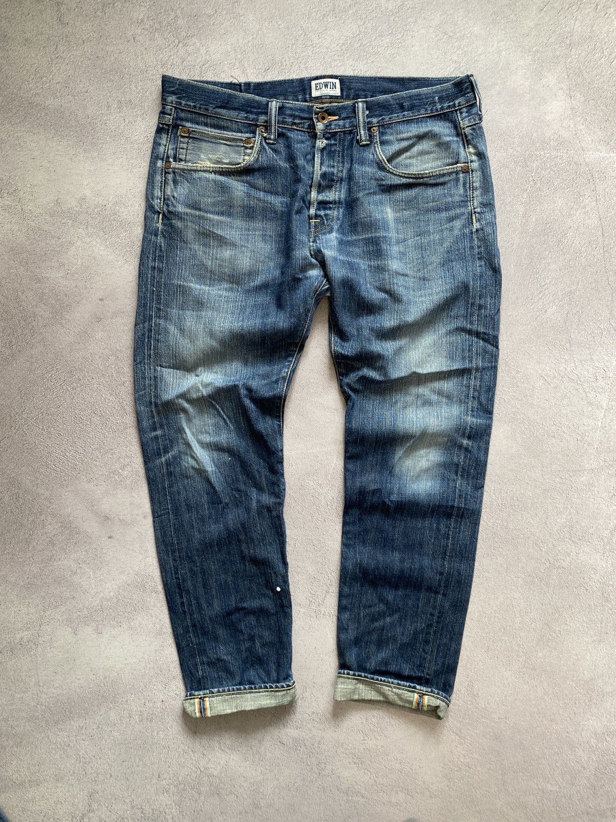 Edwin × Japanese Brand × Vintage Vintage edwin japanese selvedge denim ...