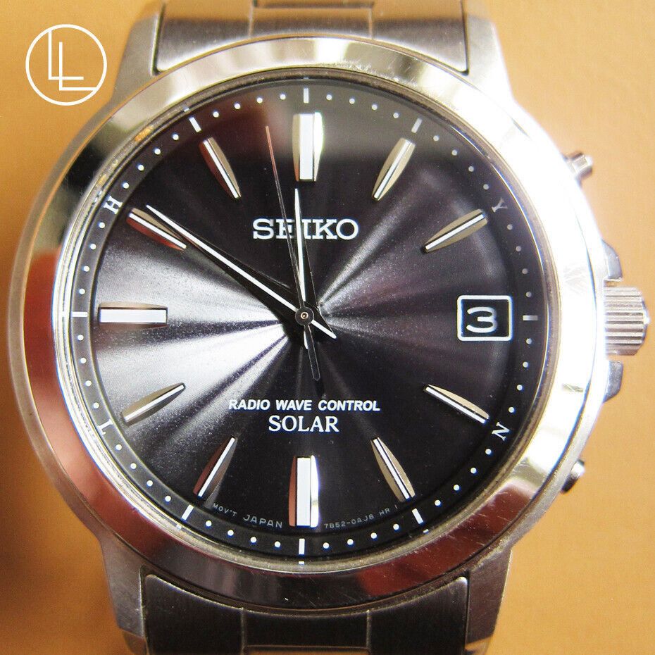 Seiko SEIKO 7B52-0AF0 Solar Radio Wave Control SS Men's Watch | Grailed