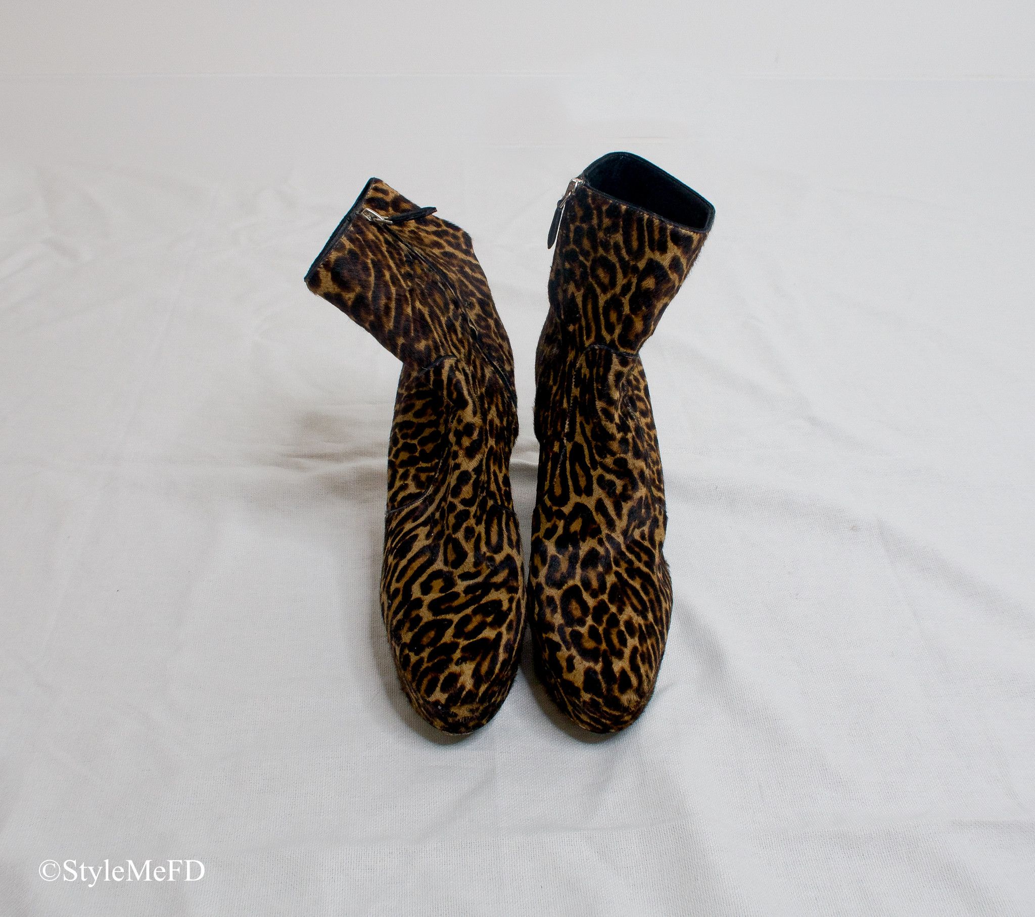 Prada PRADA - Leopard Print Mid Leather Boots - US W 10 | Grailed