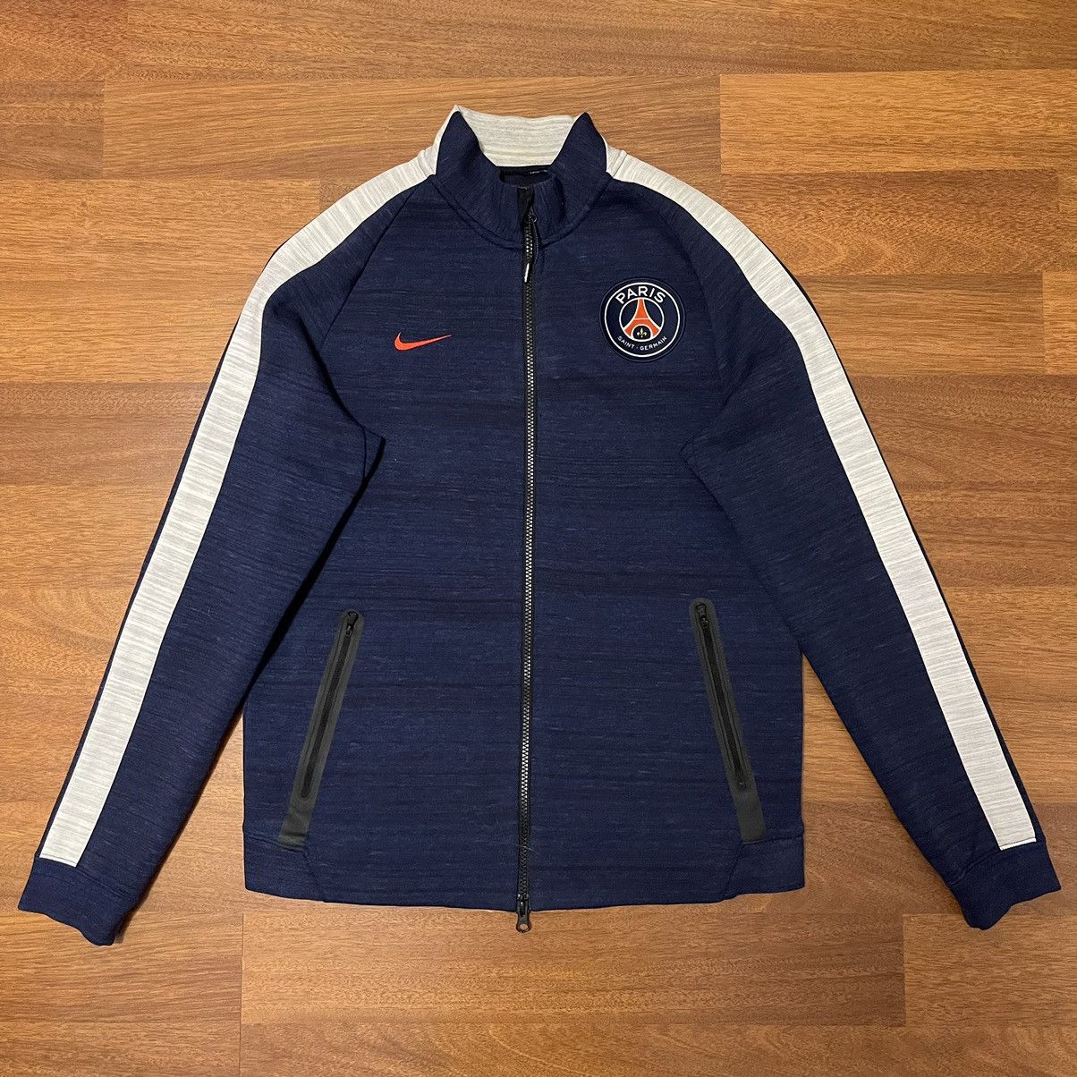 Nike PSG NIKE N98 2014/2015 FOOTBALL SOCCER ANTHEM TRACK TOP | Grailed