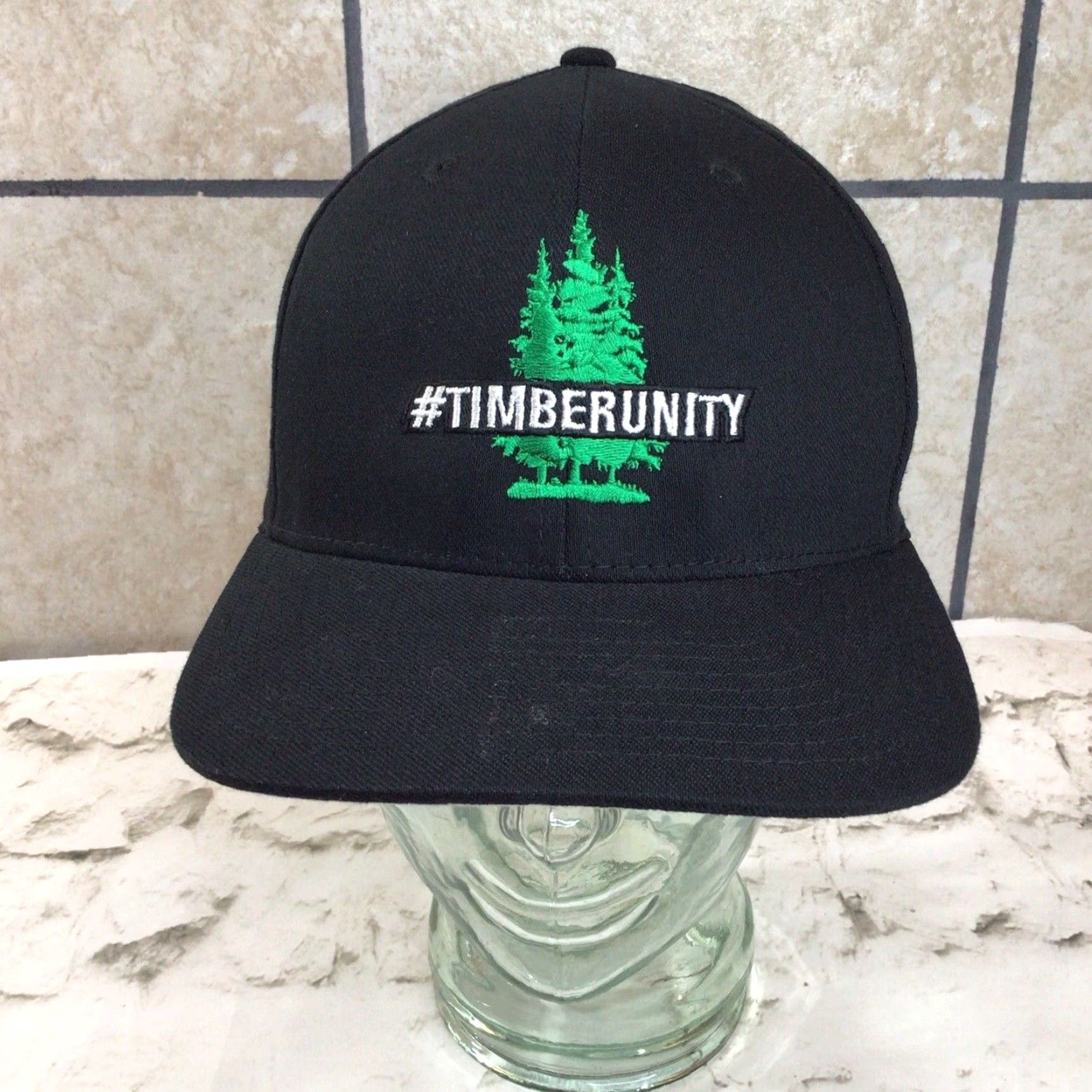 Vintage Pro 185 Fitted Black Richardson Timber Unity Ball Cap Hat for ...