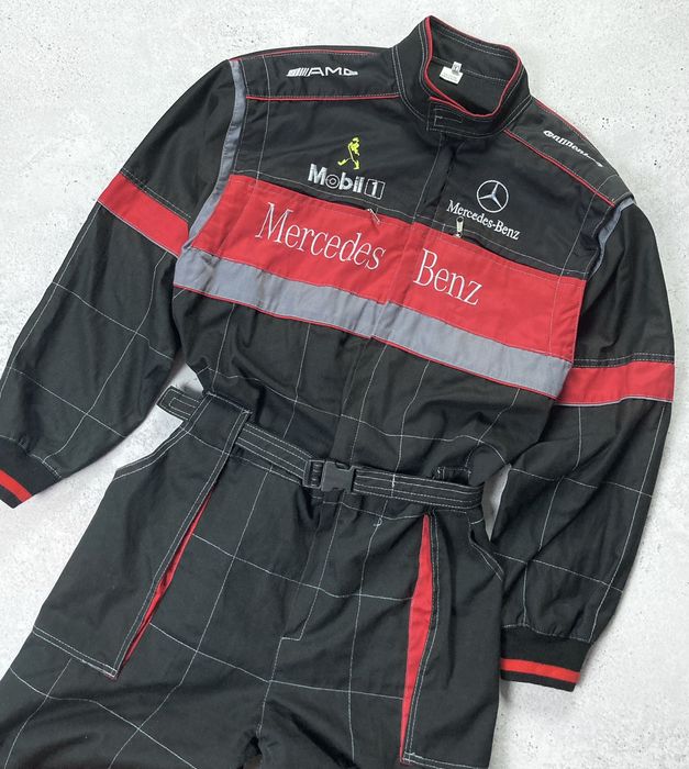 Mercedes Benz VTG jumpsuit Mercedes Formula 1 Racing Jacket AMG | Grailed