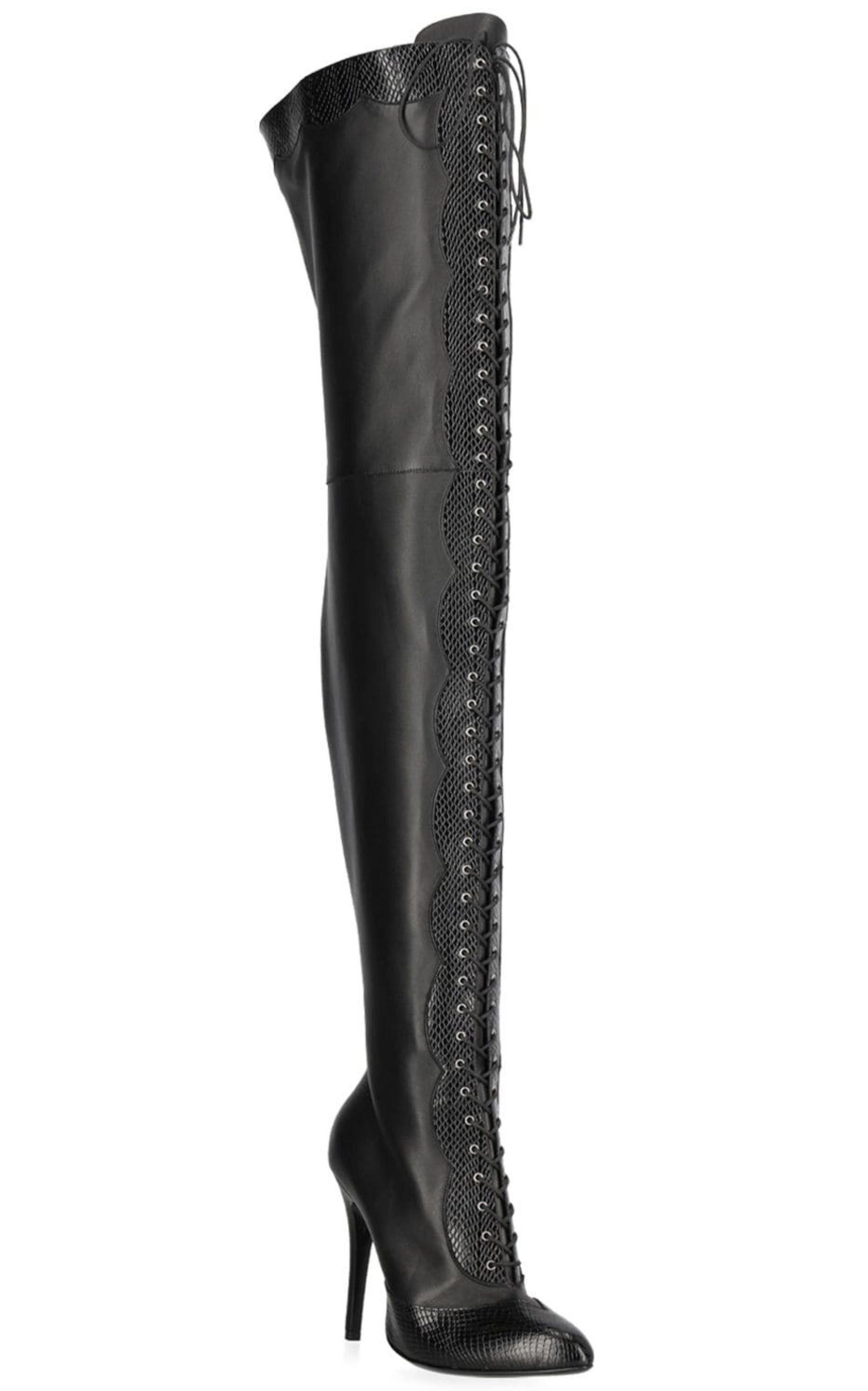 Gucci 90mm Harriet Leather Over The Knee Boots | Grailed