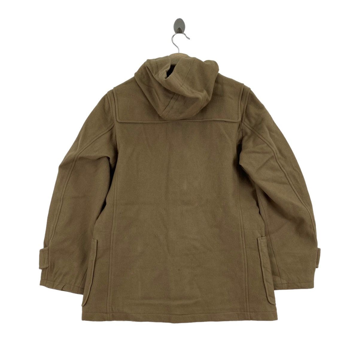 Japanese Brand Bishu x BACK NUMBER Japan Brand Brown Hooded Duffle Wool ...