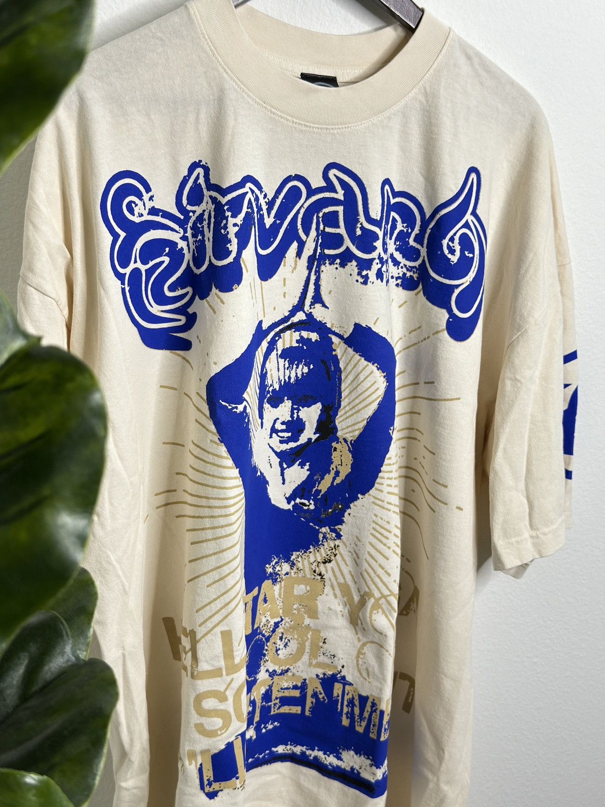 HELLSTAR Hellstar Studios Yoga Tee Cream | Grailed