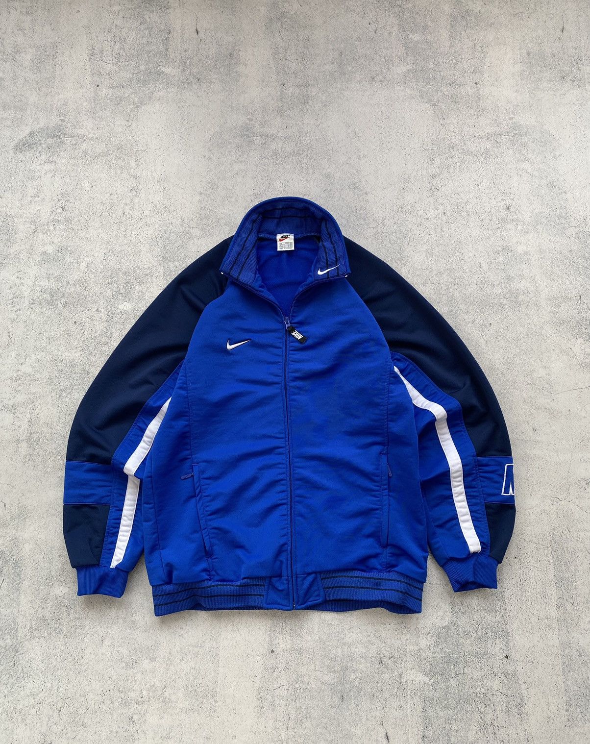 Nike × Streetwear × Vintage Vintage 90's Nike Double Swoosh Logo Track ...