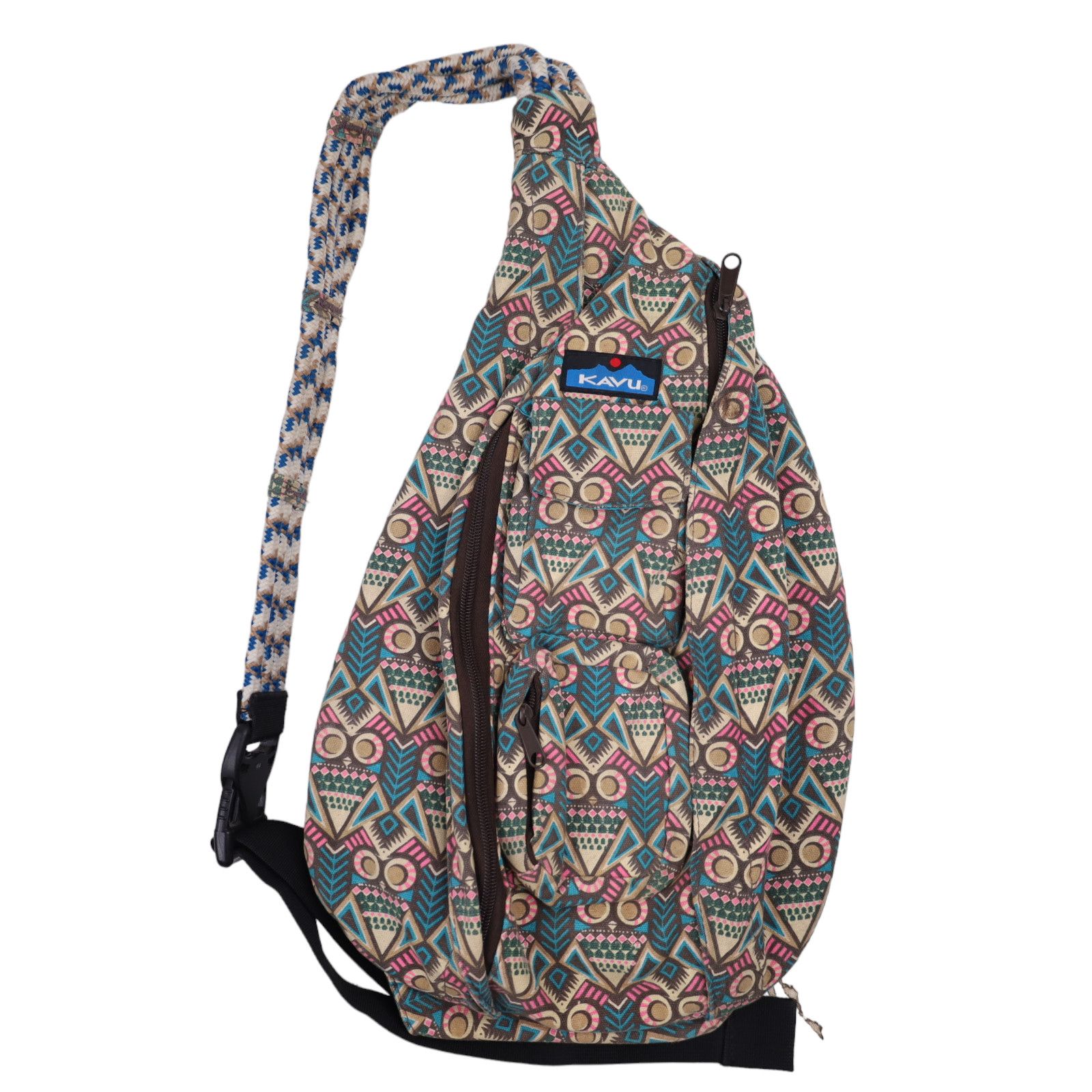 KAVU Kavu Owl Print Rope Sling Backpack Bag | Grailed