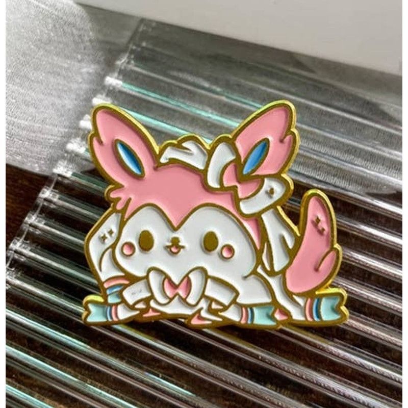 Enamel Sylveon Classic Pokemon Pikachu Enamel Pins - 16-1 | Grailed