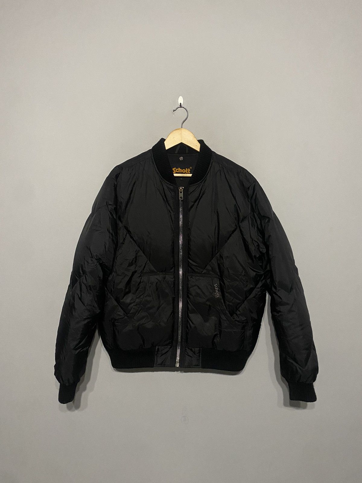 Schott Schott Down Puffer Jacket Bomber | Grailed