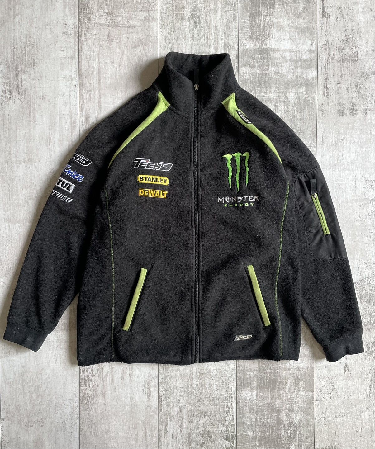 Vintage VINTAGE MONSTER ENERGY RAP FLEECED JACKET SHERPA RACING Y2K ...