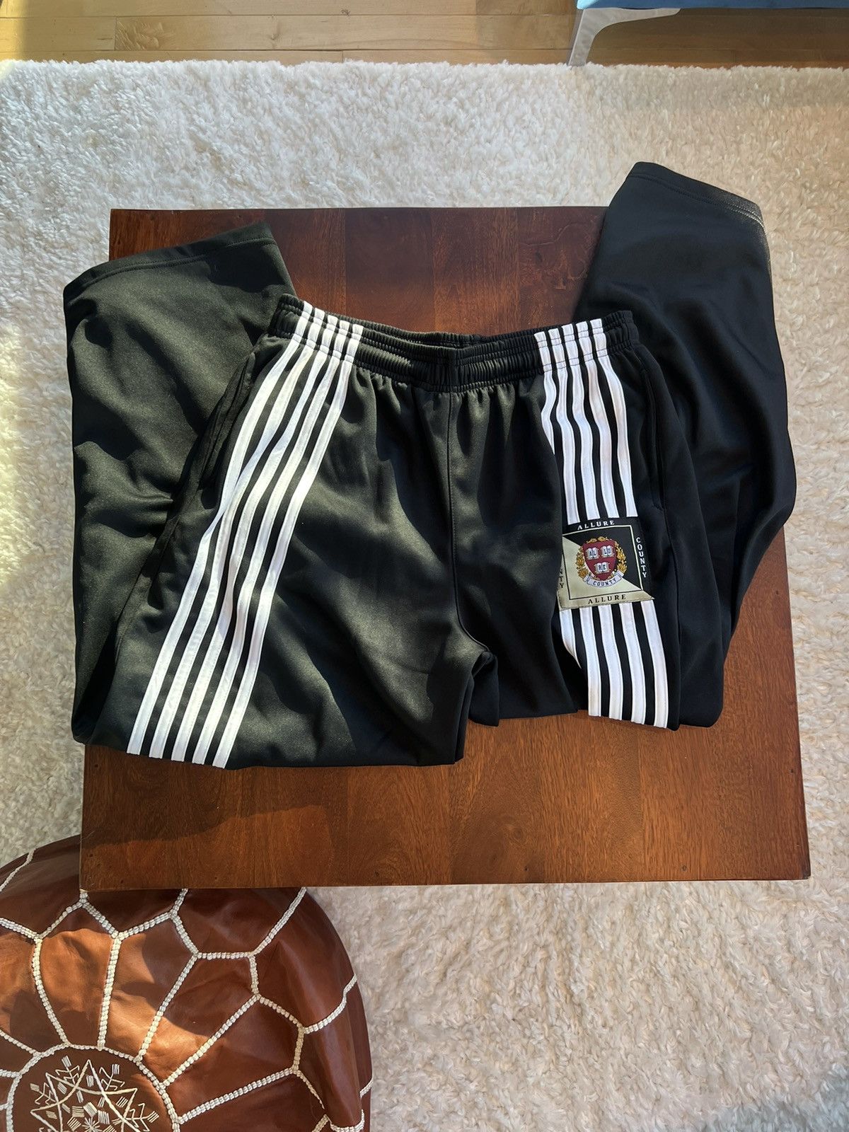 Designer × Other × Streetwear Black Allure county "CREST" Trackpants ...