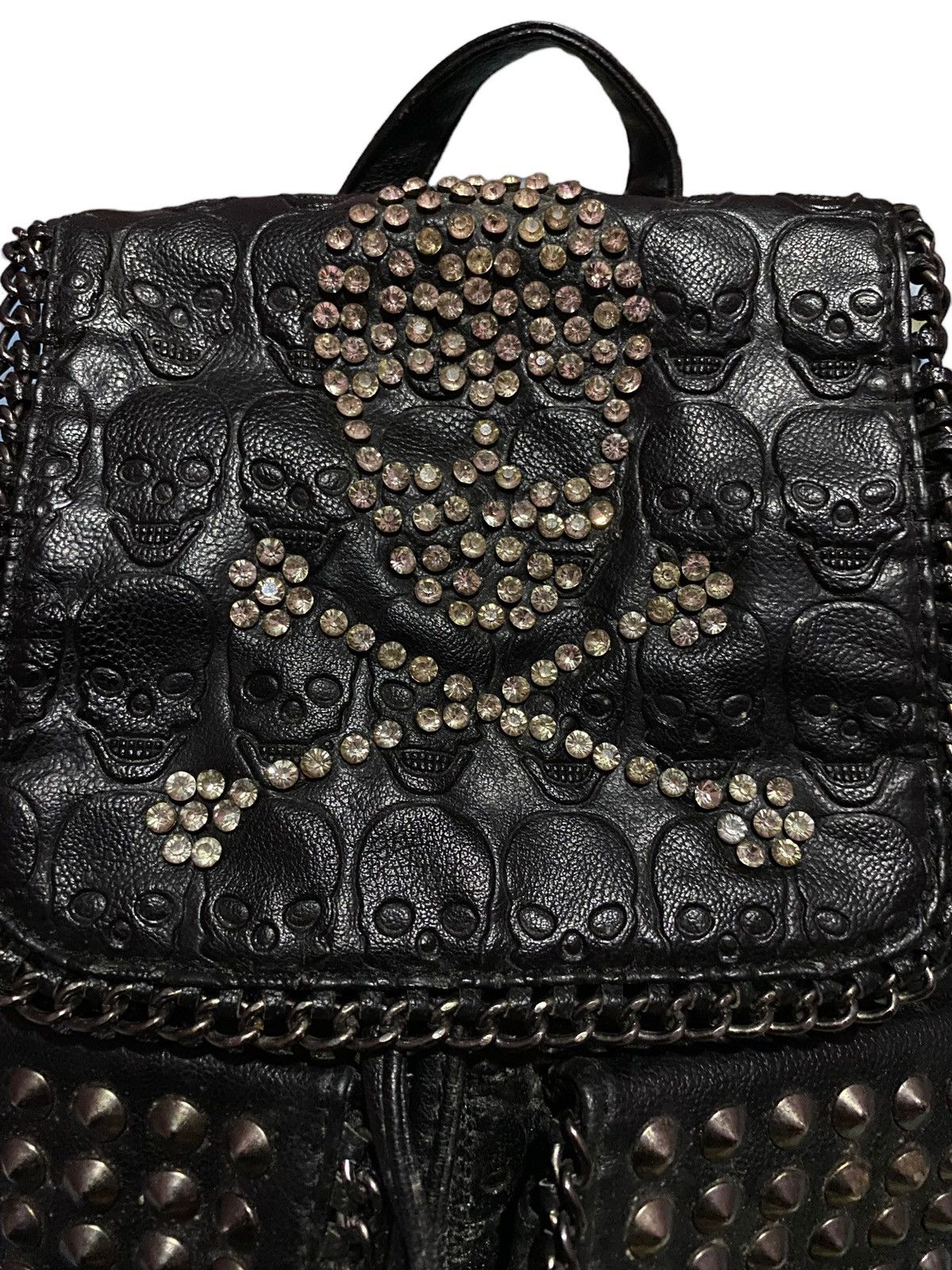 Archival Clothing UNKOWN SKULL SPIKE DETAILS MINI BACKPACK MASTERMIND ...