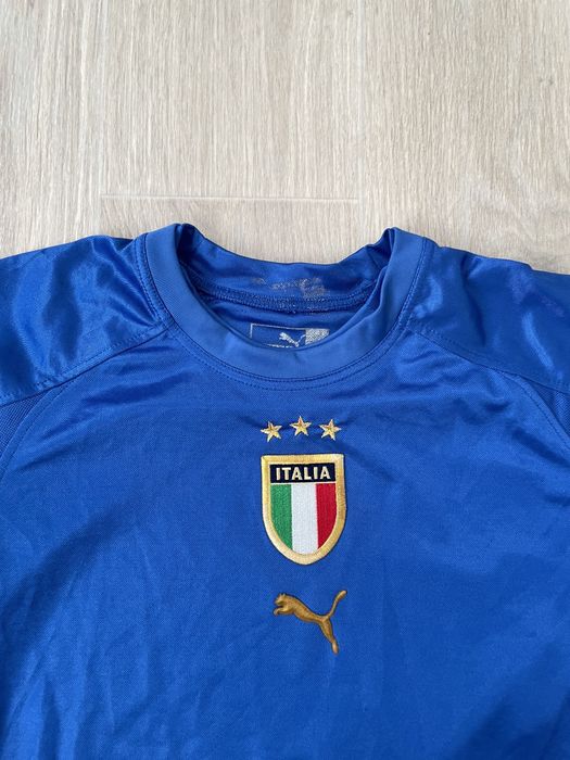 Puma Puma Italy soccer jersey 90s | Grailed