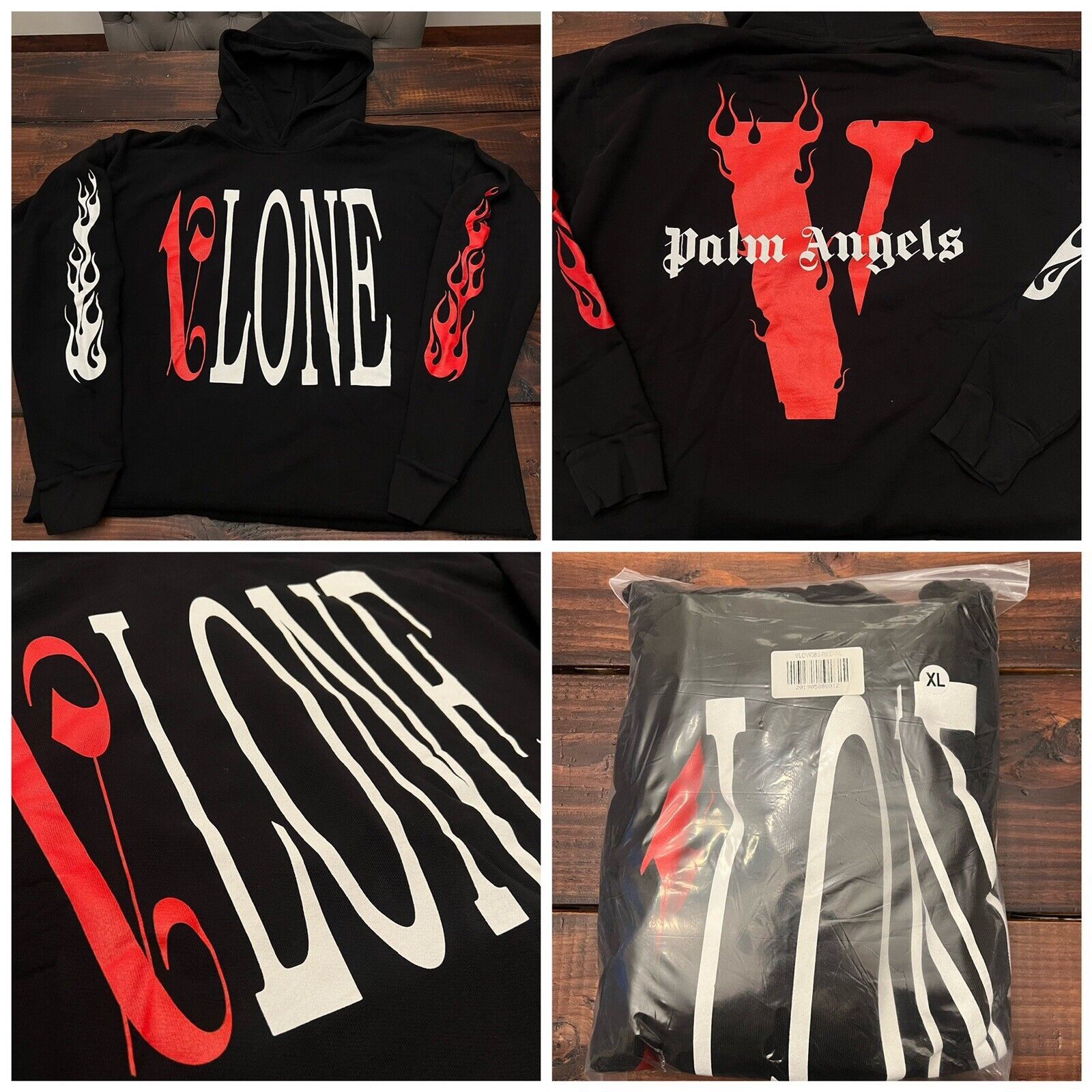 Vlone VLONE x Palm Angels Hoodie | Grailed