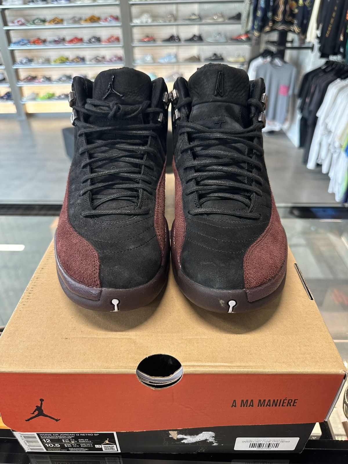 Jordan Brand Jordan 12 Retro SP A Ma Maniére Black (Women's) | Grailed
